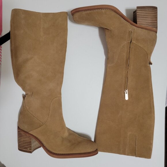 Sam Edelman | Shoes | Sam Edelman Soyer Knee High Boots Womens 8 Brown ...